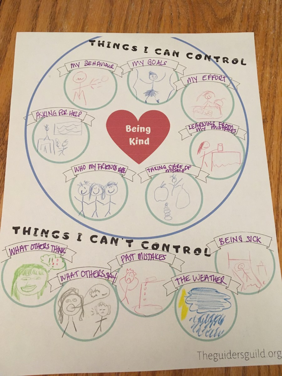 Things I can Control–Growth Mindset – The Guider's Guild