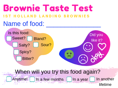 Taste Testing – The Guider's Guild