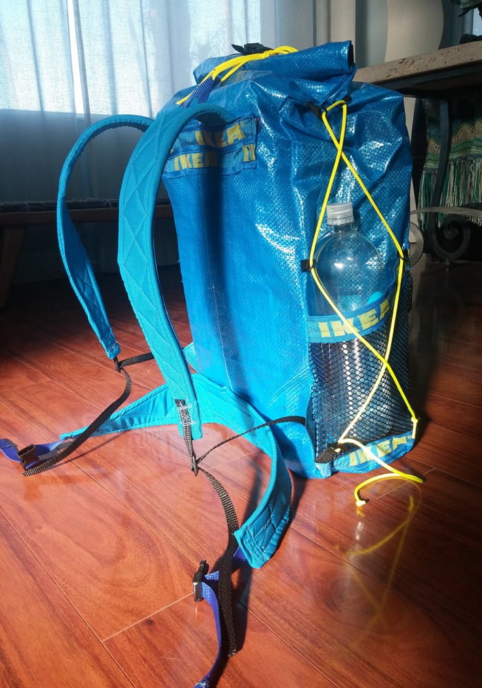 IKEA Ultralight Backpacking pack – IKEA Hackers – The Guider's Guild
